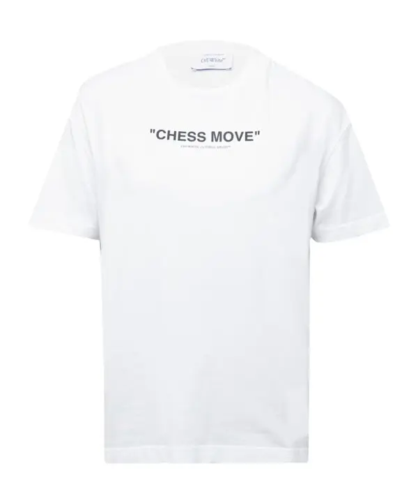 Off-White Chess Move" Logo T-shirt