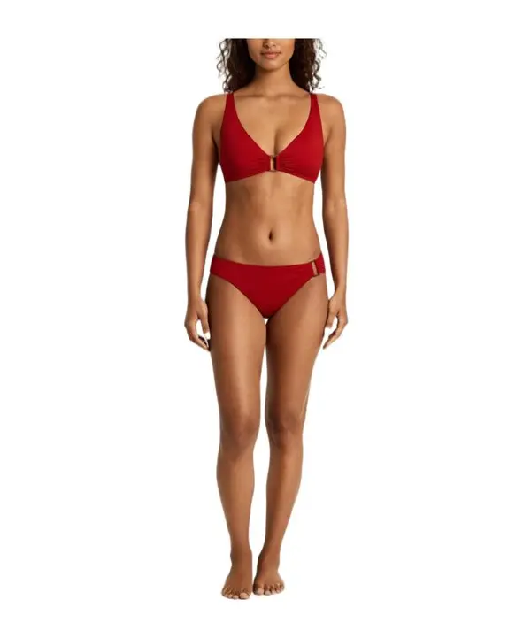 Ralph Lauren Ring-front Halter Bikini Top