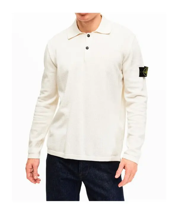 Stone Island Stone Knit Ls Polo Sn62
