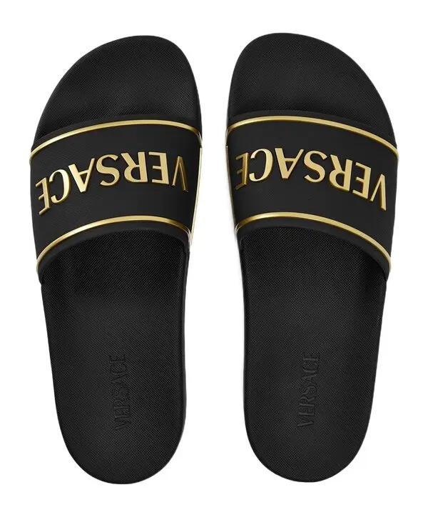 Versace Emboss Pool Sliders