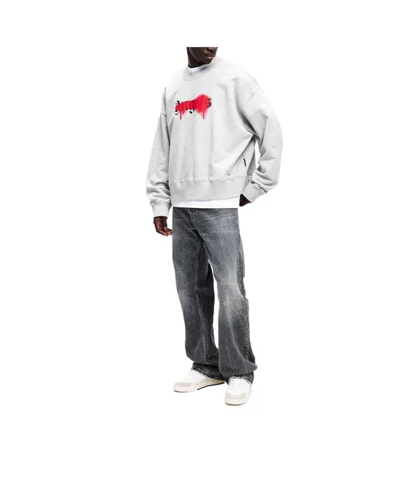 Palm Angels Crew-neck Long-sleeve Sweatshirt