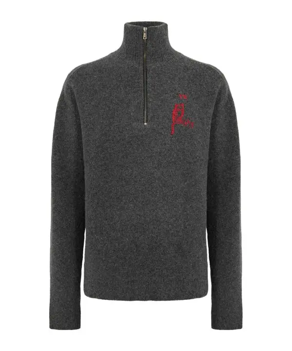 VIVIENNE WESTWOOD Logo Turtle Turtle Neck Jumper