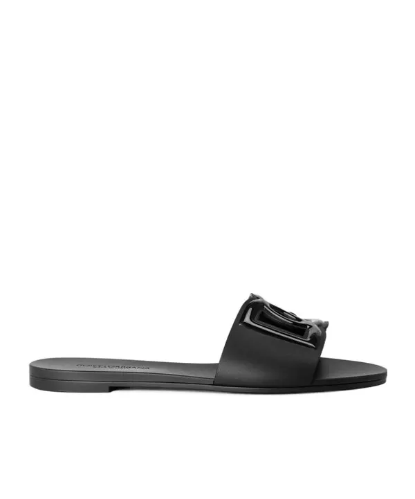 Dolce & Gabbana Dg Logo Slide Sandals