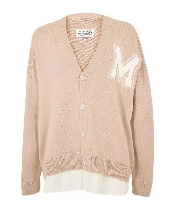 MAISON MARGIELA 2-in-1 Varsity Cardigan