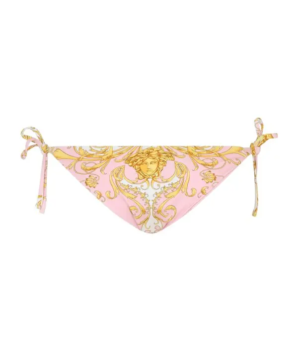 Versace Tie Side Bikini Bottoms - Pink