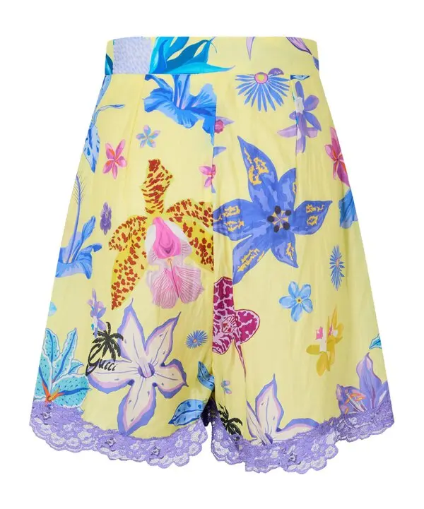 Gucci Printed Floral Shorts