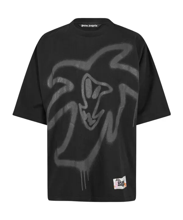 Palm Angels Crew-neck Short-sleeve T-shirt