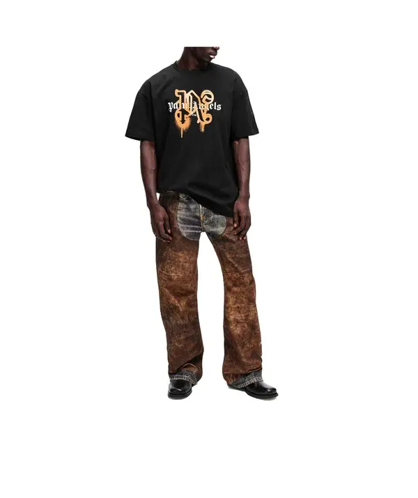 Palm Angels Crew-neck Short-sleeve T-shirt