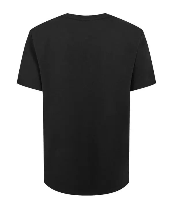 Balmain Logo Short-sleeved T-shirt - Black