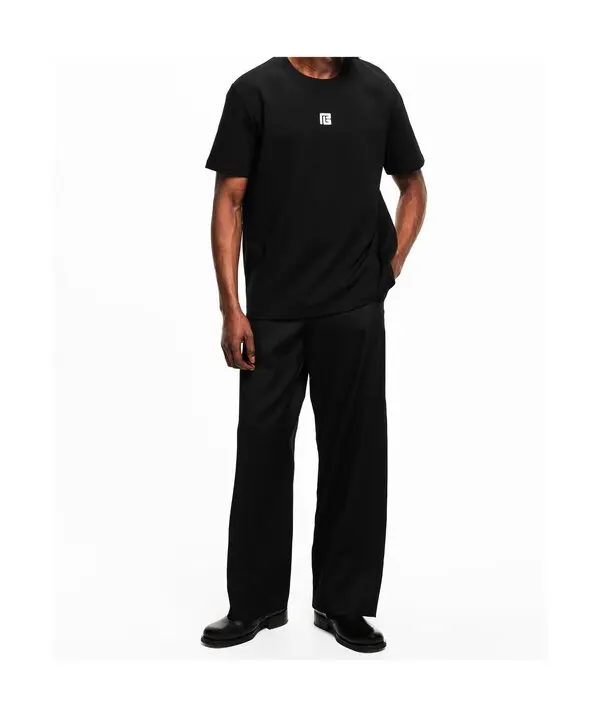 Balmain Logo Short-sleeved T-shirt - Black