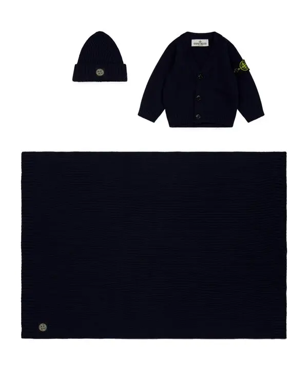 Stone Island Cardigan Set - Black
