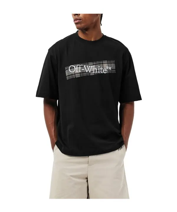Off-White Regular Fit Flannel T-shirt