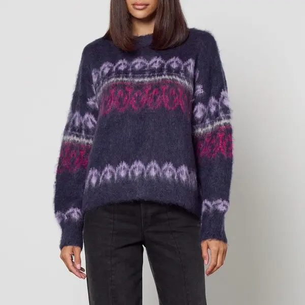 Isabel Marant Étoile Dully Intarsia Knit Sweater