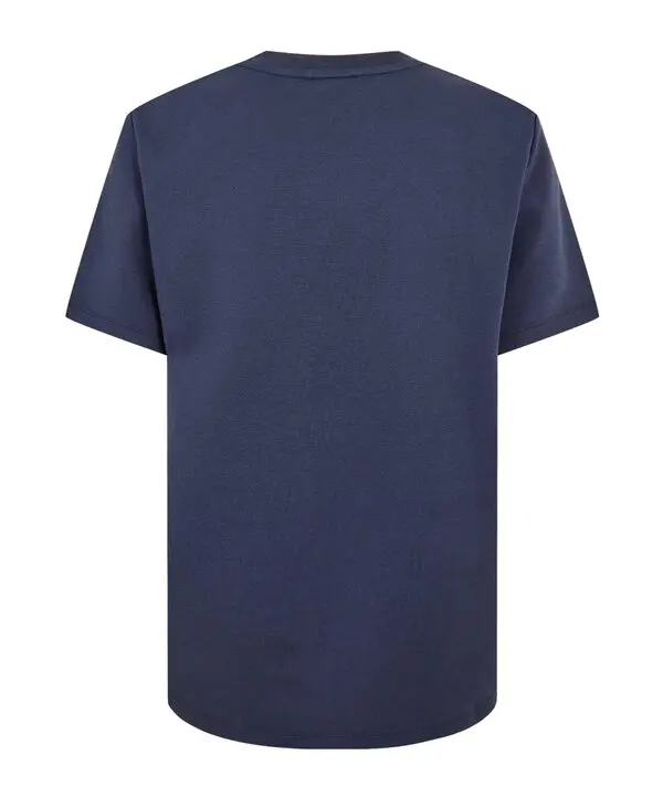 Balmain Logo Short-sleeved T-shirt - Blue