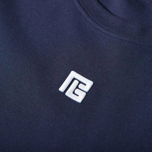 Balmain Logo Short-sleeved T-shirt - Blue