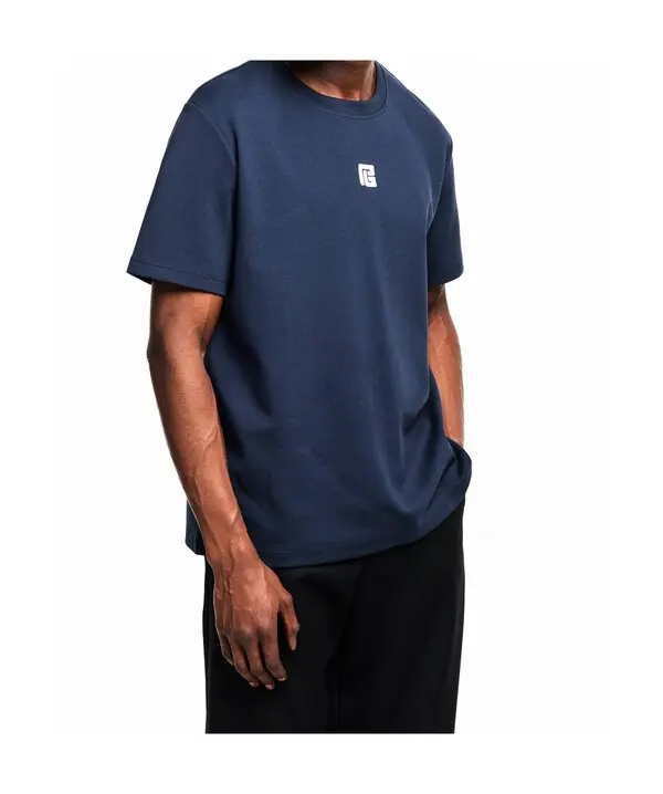 Balmain Logo Short-sleeved T-shirt - Blue