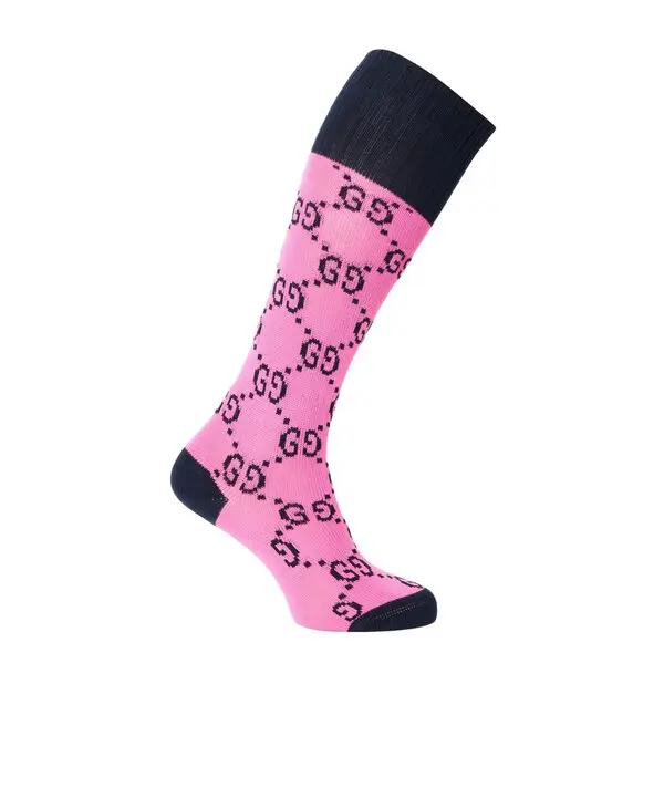 Gucci Monogrammed Knee-high Socks