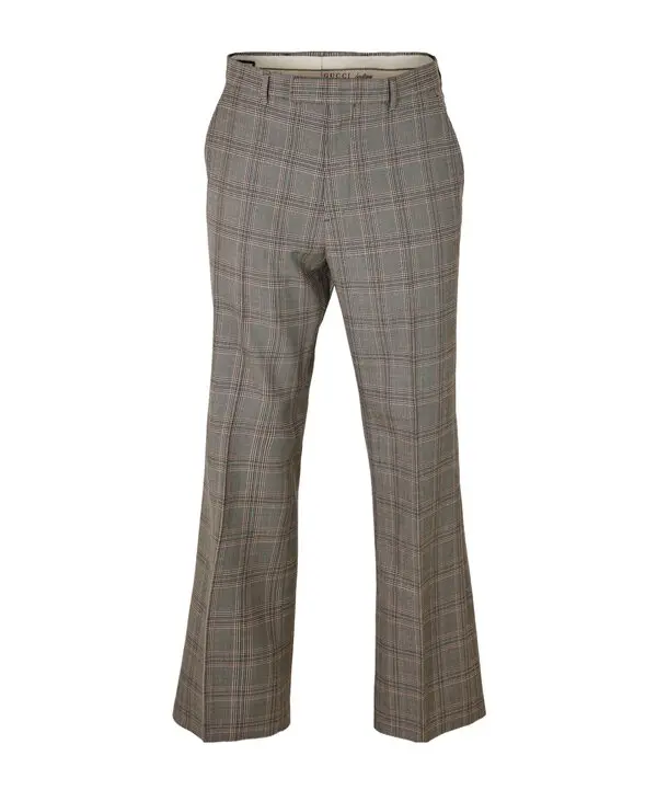 Gucci Plaid Casual Pants