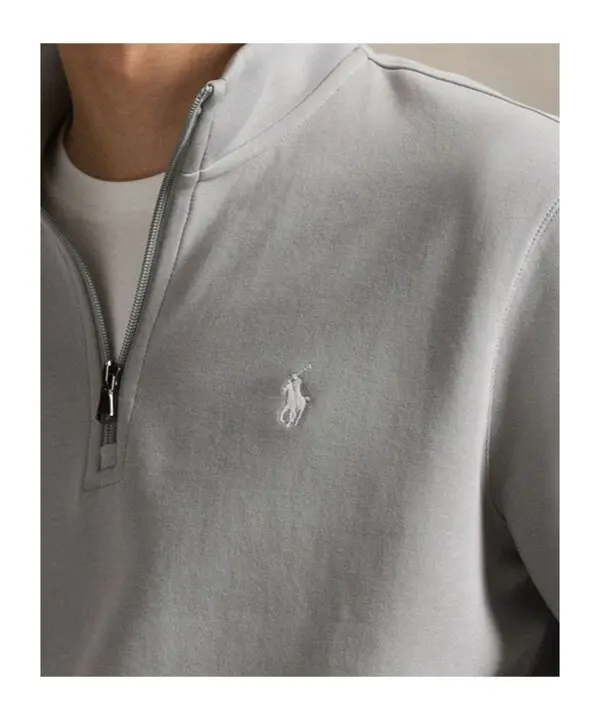 Polo Ralph Lauren Quarter Zip-up Hoodie - Gray