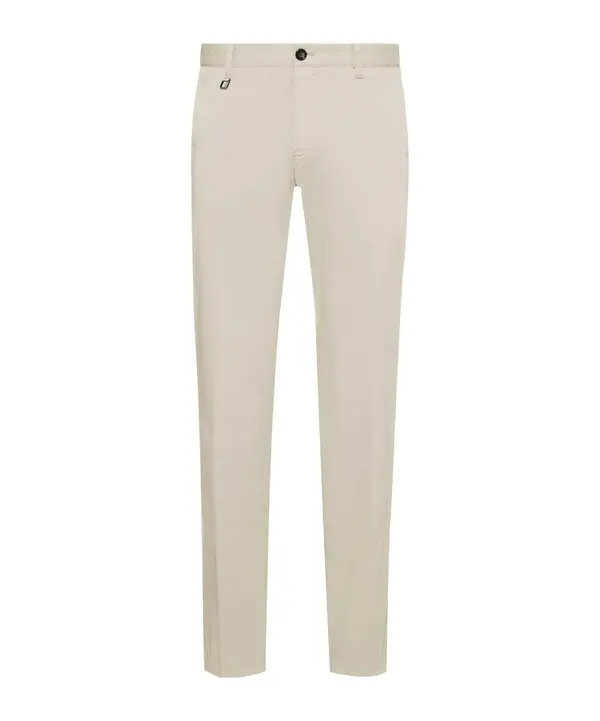 Hugo Boss Black Cotton Slim Fit Trousers