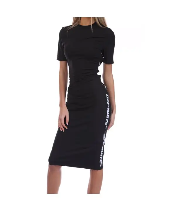 Off-White Athletic Logo Band Dress