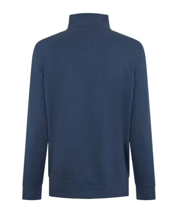 Barbour Long-sleeved Stand-up Collar Sweatshirt - Navy