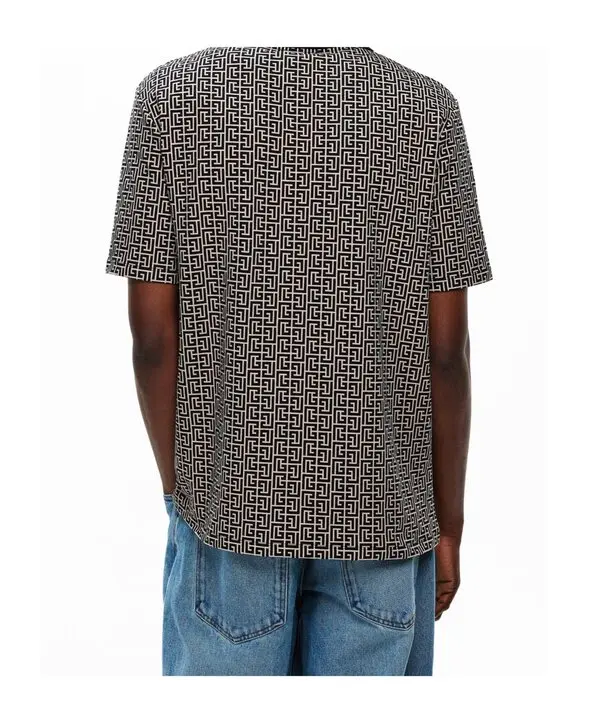 Balmain Logo Short Sleeve Polo Shirt