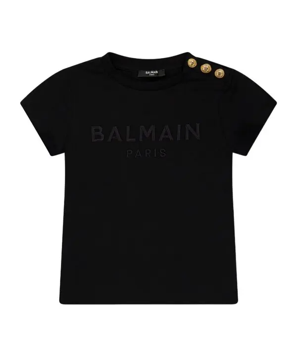 Balmain Logo Crew Neck T-shirt