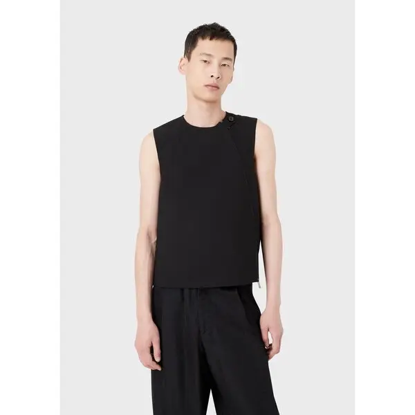 Emporio Armani Sleeveless Zip Vest