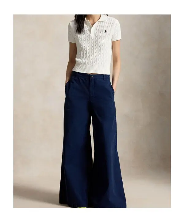 Polo Ralph Lauren Cable Knit Short Sleeve Polo Shirt
