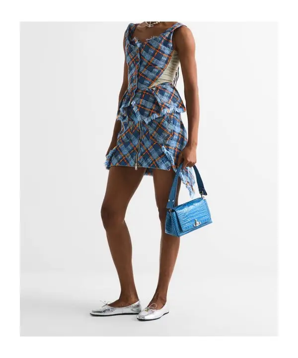 VIVIENNE WESTWOOD A Plaid Print Vest