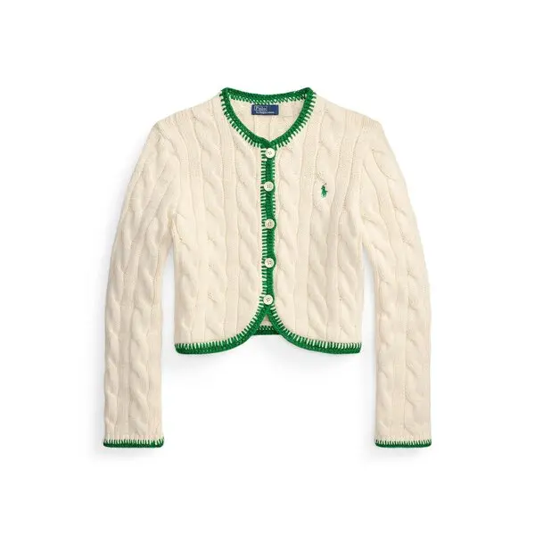 Polo Ralph Lauren Color-blocked Knit Cardigan