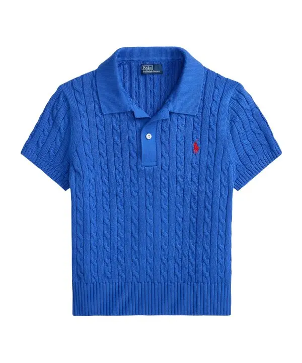 Polo Ralph Lauren Cable Knit Short Sleeve Shirt