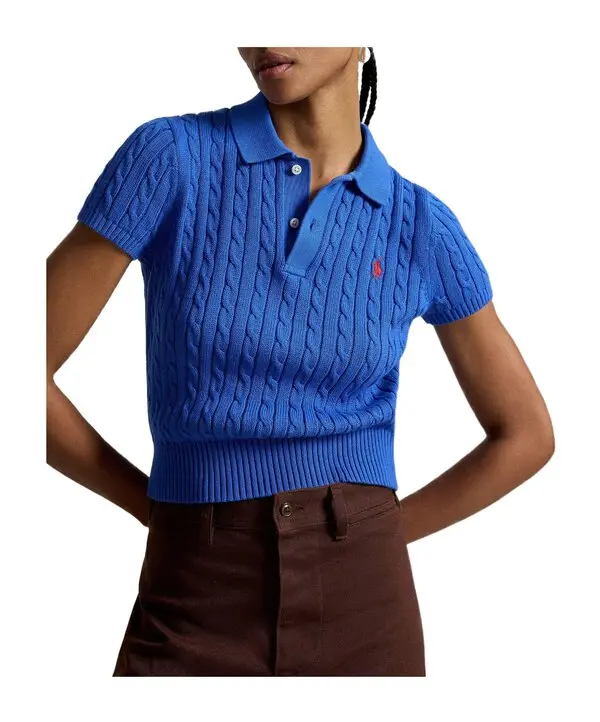 Polo Ralph Lauren Cable Knit Short Sleeve Shirt