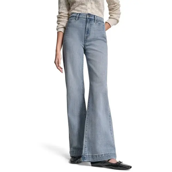 Dkny High-waisted Flare Jeans