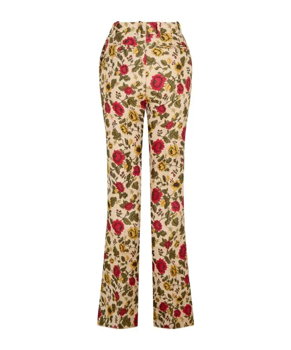 Gucci Floral Trousers