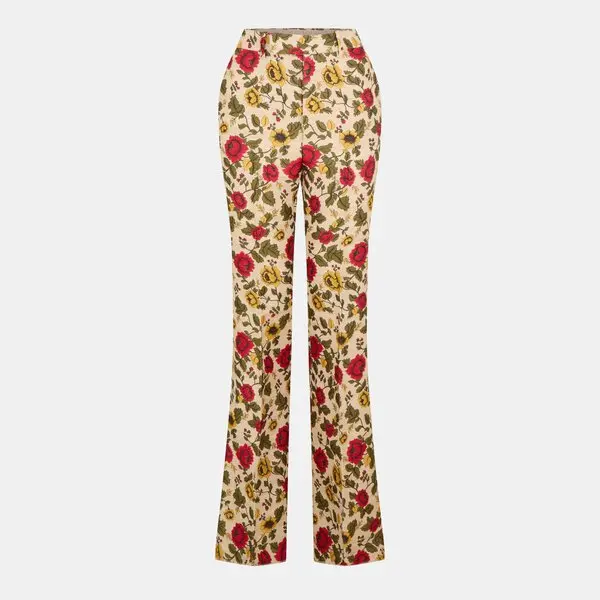 Gucci Floral Trousers