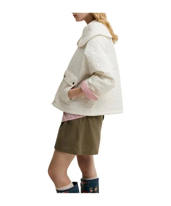 Barbour Quilted Jacket With Embroidered Detail