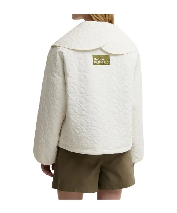 Barbour Quilted Jacket With Embroidered Detail