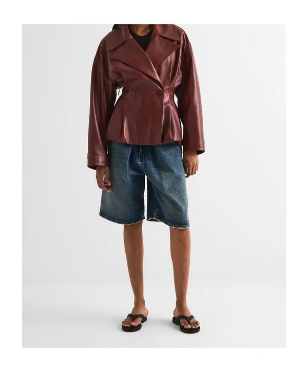 Balenciaga Retro-style Denim Shorts - Blue