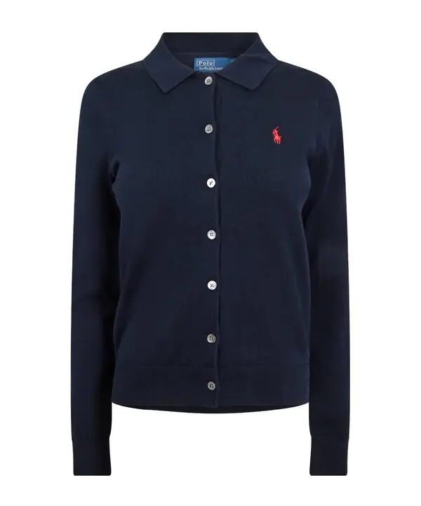 Polo Ralph Lauren Collared Knit Cardigan