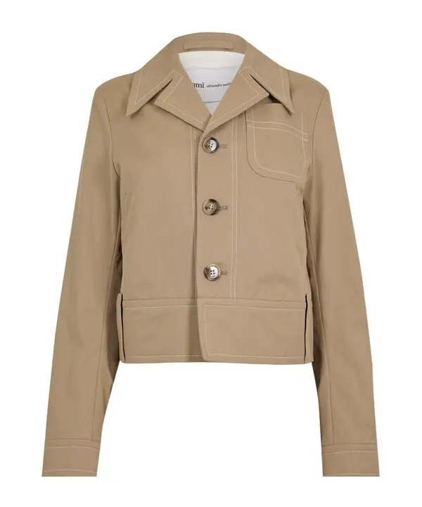 AMI Paris Buttoned Hybrid Jacket