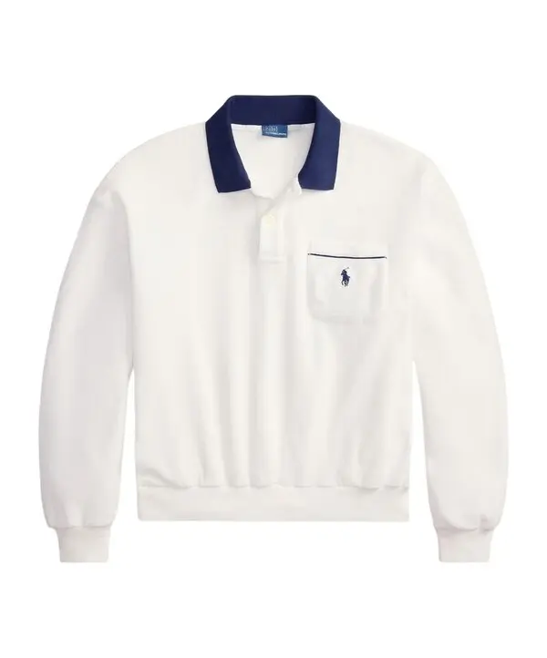 Polo Ralph Lauren Long-sleeve Polo Shirt With Pocket - White