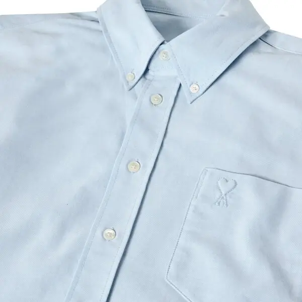 AMI Paris Striped Long-sleeve Shirt