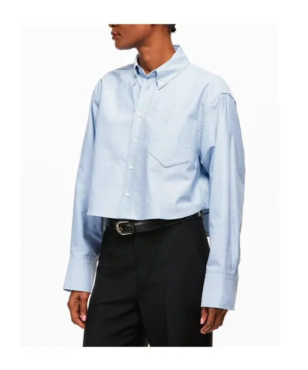 AMI Paris Striped Long-sleeve Shirt