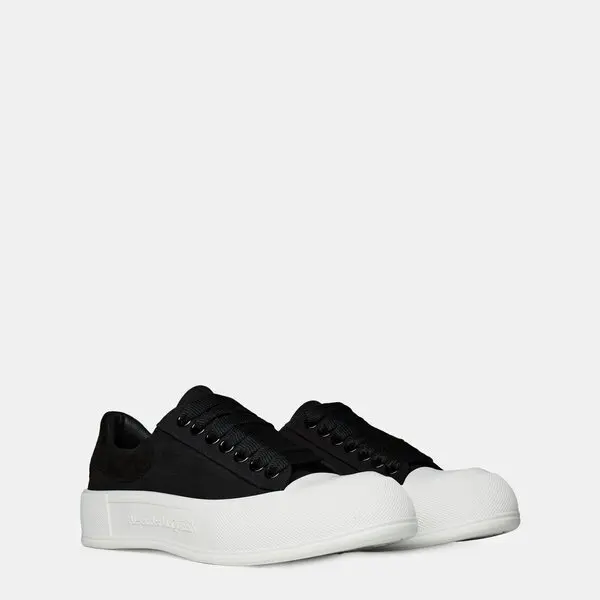 Alexander McQueen Lace Up Plimsoll Trainers