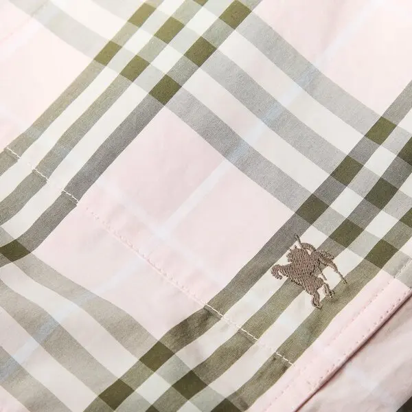 Burberry Plaid Sports Shorts With Drawstring
