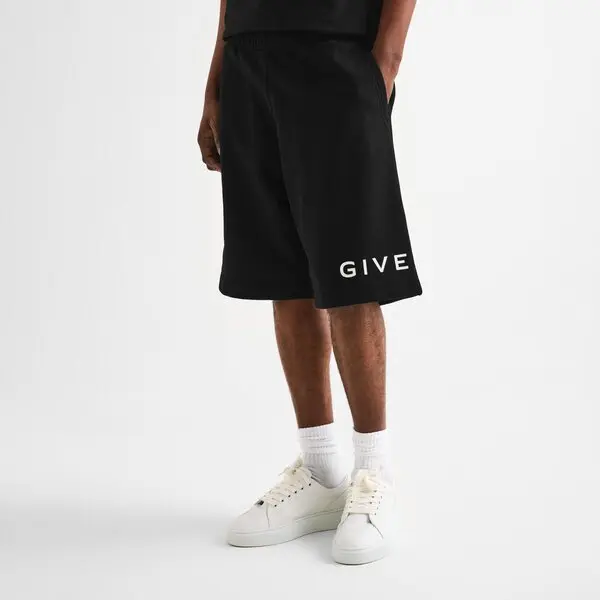 Givenchy Loose-fitting Athletic Shorts With Logo Detail