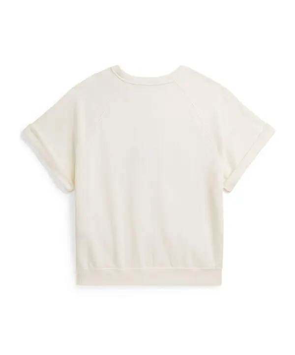 Polo Ralph Lauren Cropped Sweatshirt With Graphic Print