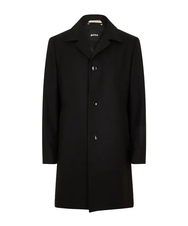 Hugo Boss Solid Color Loose Coat